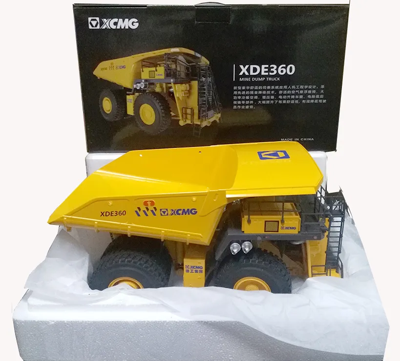 Diecast Model 1 50 XCMG XDE360 Mining Truck 360 Tons Replica Collection Match With XE7000 ...