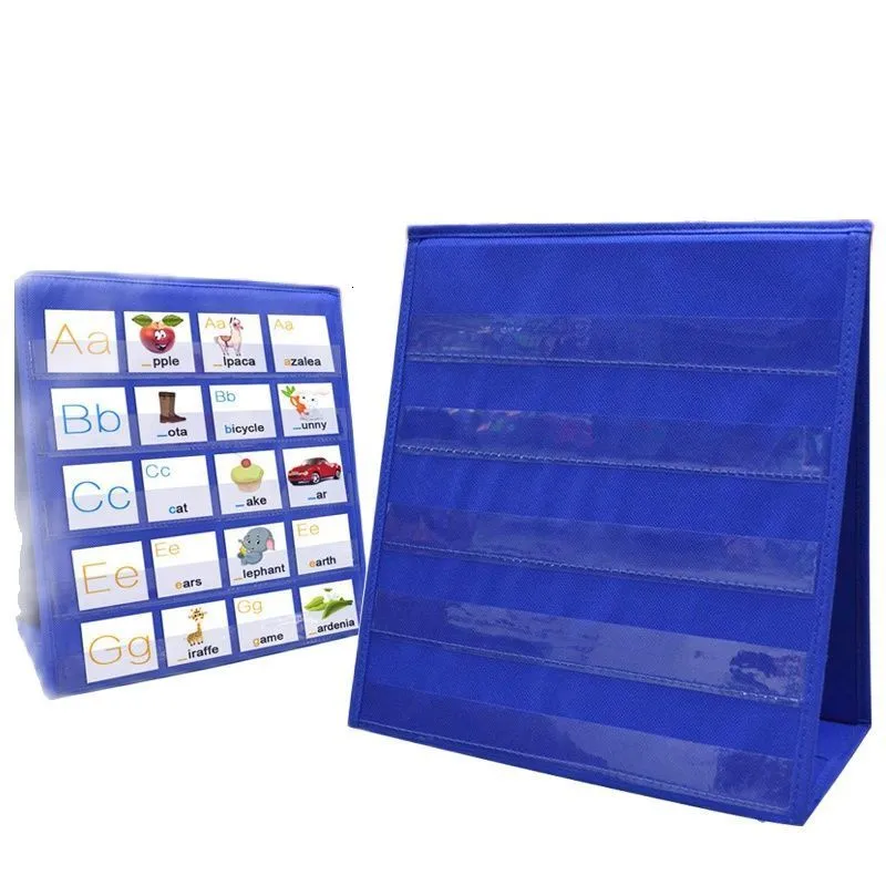 Classroom Chalkboard Style Desktop Pocket Chart: Doublesided, Self ...