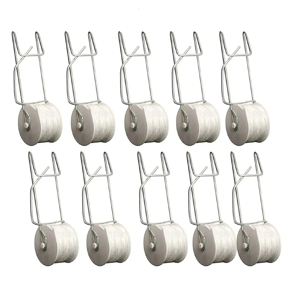 DHgate.com:6/10Pcs Tomato Trellis Roller Hooks with 15m Vine String ...