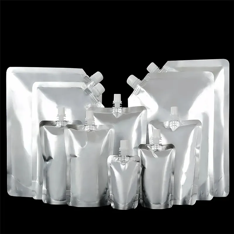 DHgate.com:100pcs/lot Aluminum Foil Liquid Pouch with Spout Stand Up ...