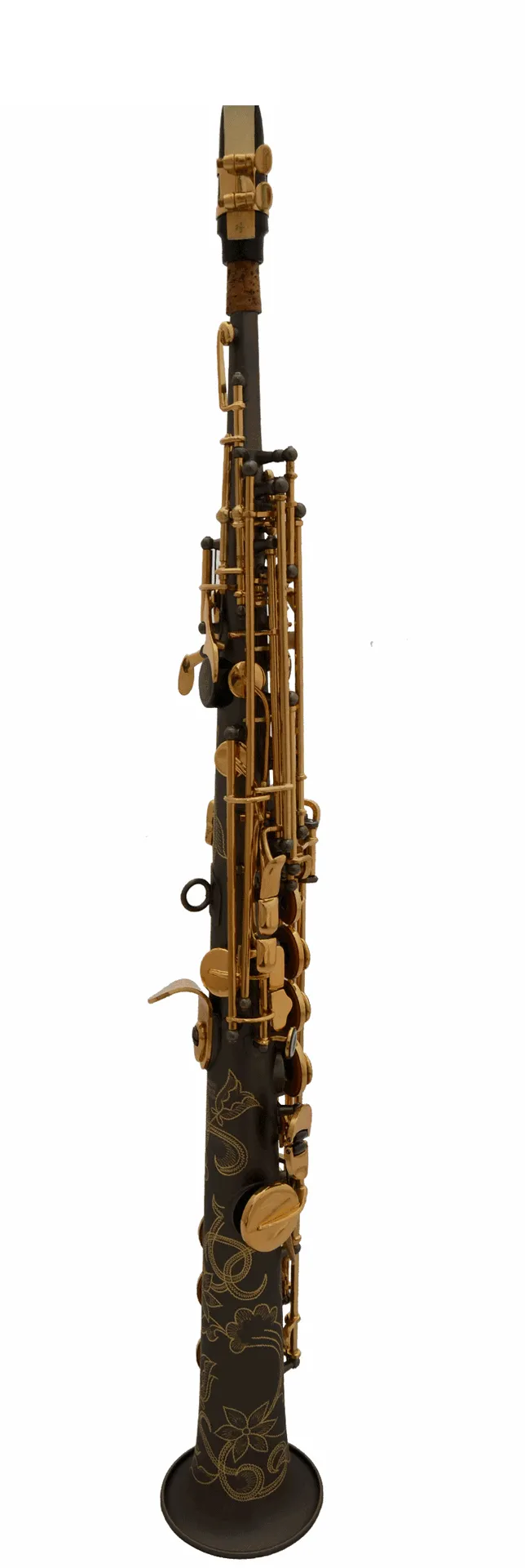 DHgate.com:Professional Bb Soprano Saxophone - Matte Black with Gold ...