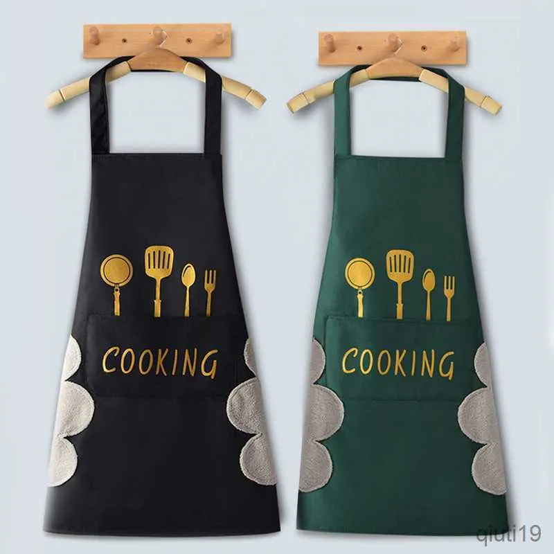 DHgate.com:Coffee Overalls Hand-Wiping Kitchen Apron - Waterproof ...