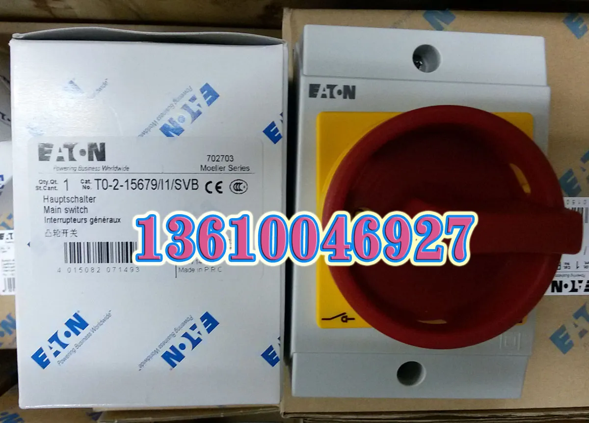 New Eaton Moeller T0-2-15679/I1/SVB Rotary Switch - Original Genuine ...