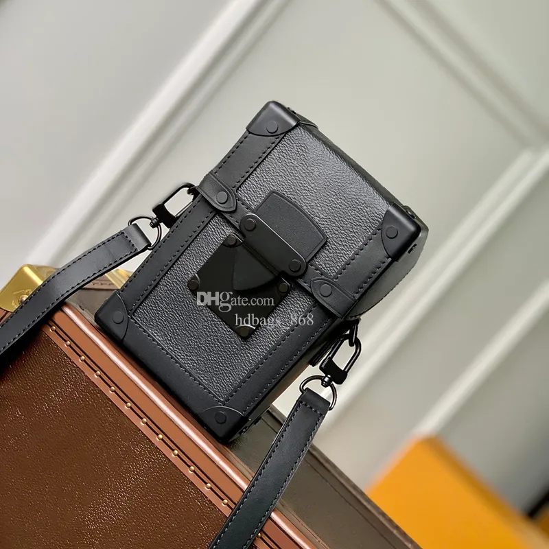 Luxury Leather Mini Trunk Handbag: Genuine Leather, 1:1 Quality ...