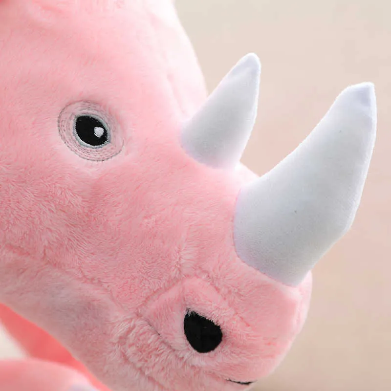 Rhino Plush Toy: 16/24/31 Inch Stuffed Animal Rhinoceros | Soft Skog ...