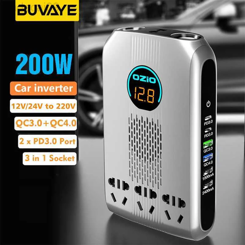 DHgate.com:Product Type BUVAYE Car Power Inverter 12V/24V to 220V, 200W Modified Sine Wave ...