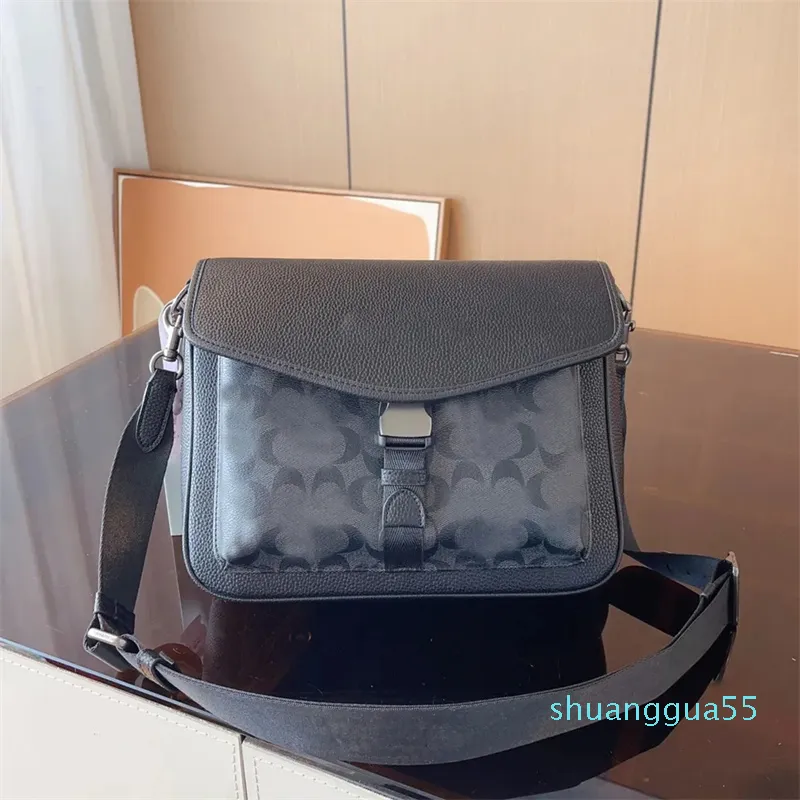 Luxury Men's Messenger Bag - Designer Crossbody Briefcase, Classic ...