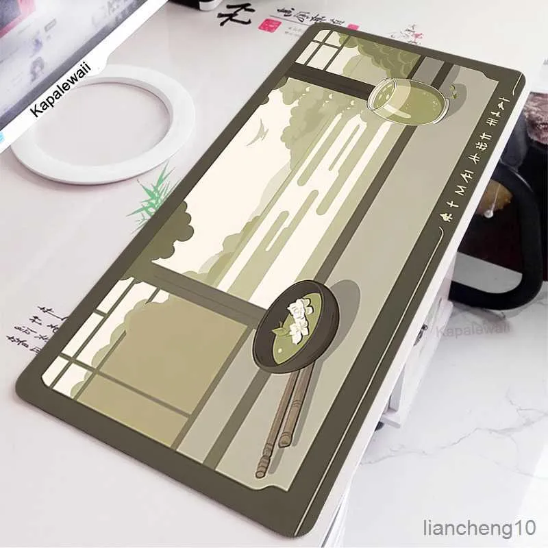 DHgate.com:Cute Green XXL Desk Mouse Pad with Wrist Support for Gaming ...