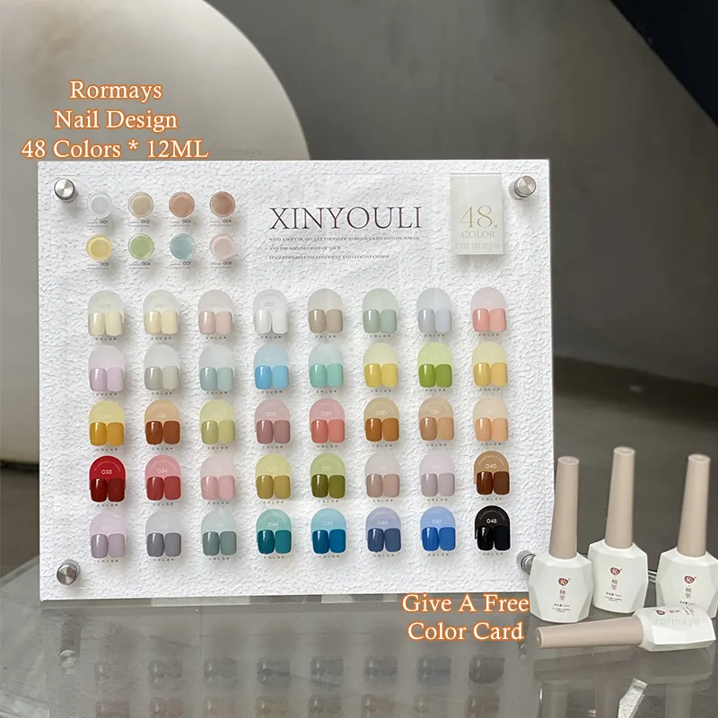 Gel Nail Polish Kit - Summer Macaron Shades, UV LED Soak Off Nail Art ...