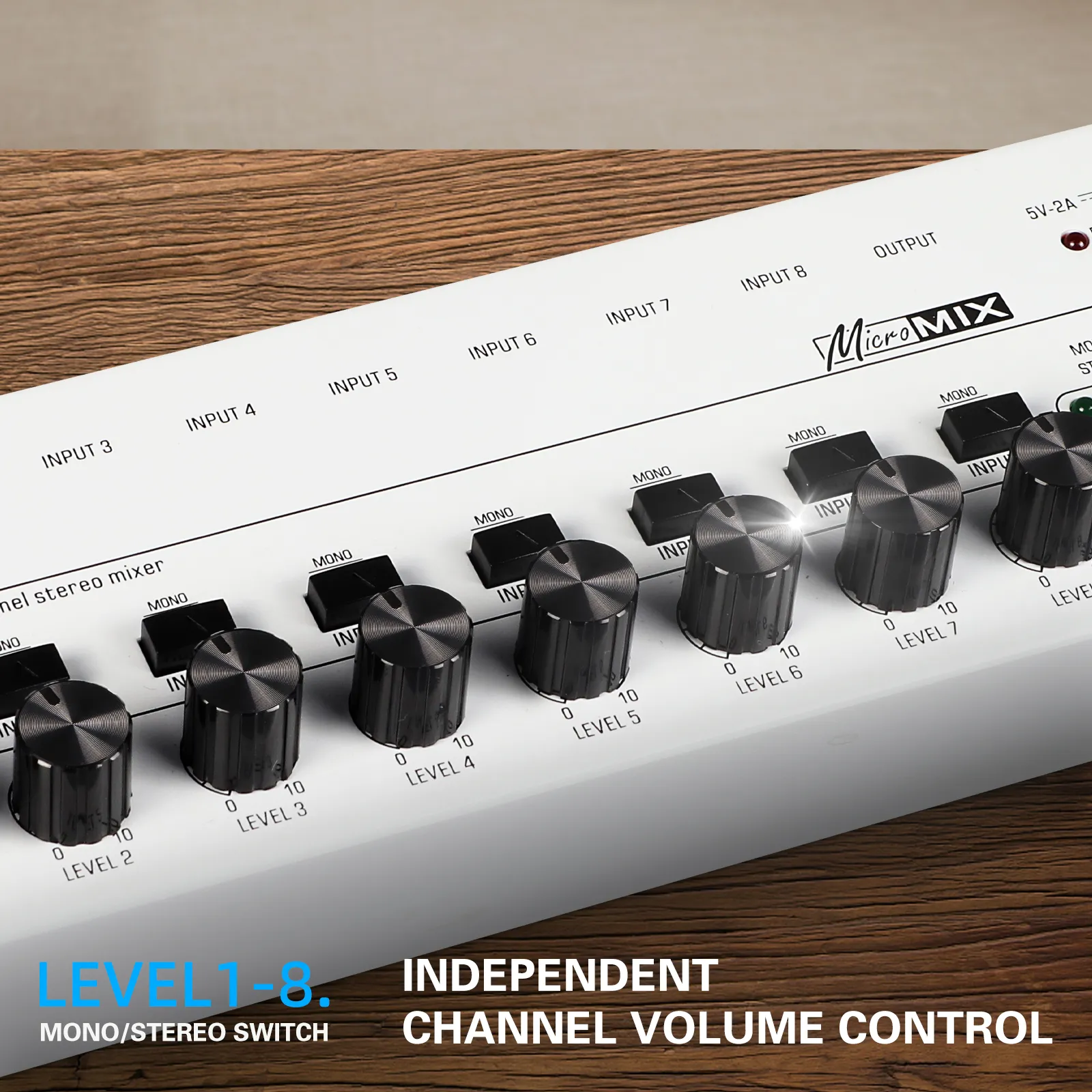 DHgate.com:Mini Mixer 8 Channel Sound Controller for Musical Instrument ...