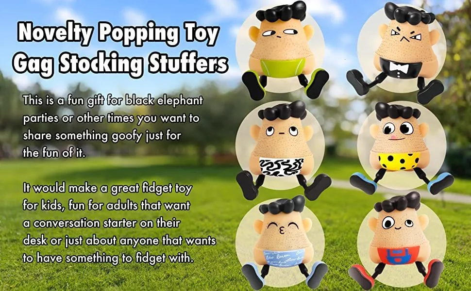 Stress Relief Fidget Toys Pimple Popping Fidget Toy Novelty Skin ...