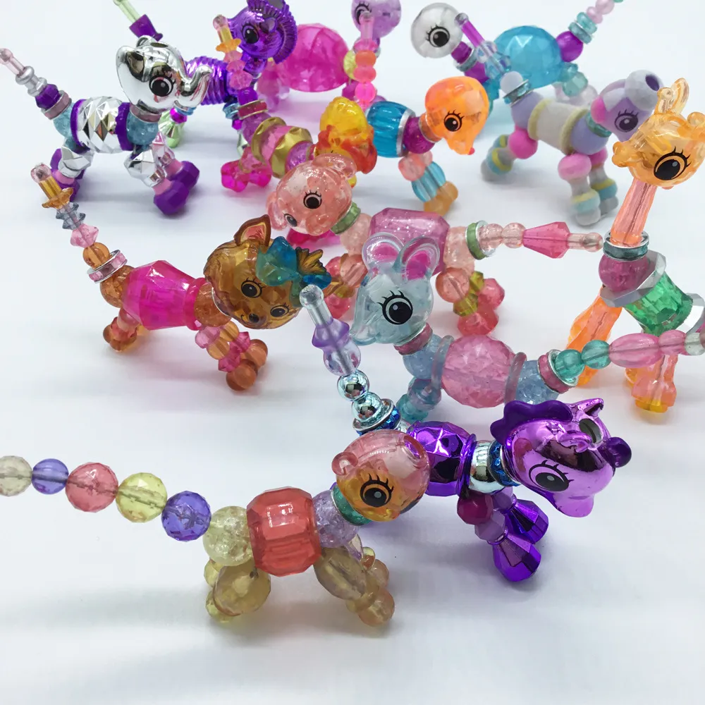 DHgate.com:DIY Animal Charm Bracelets for Kids, 20Pcs Super Sprouting ...