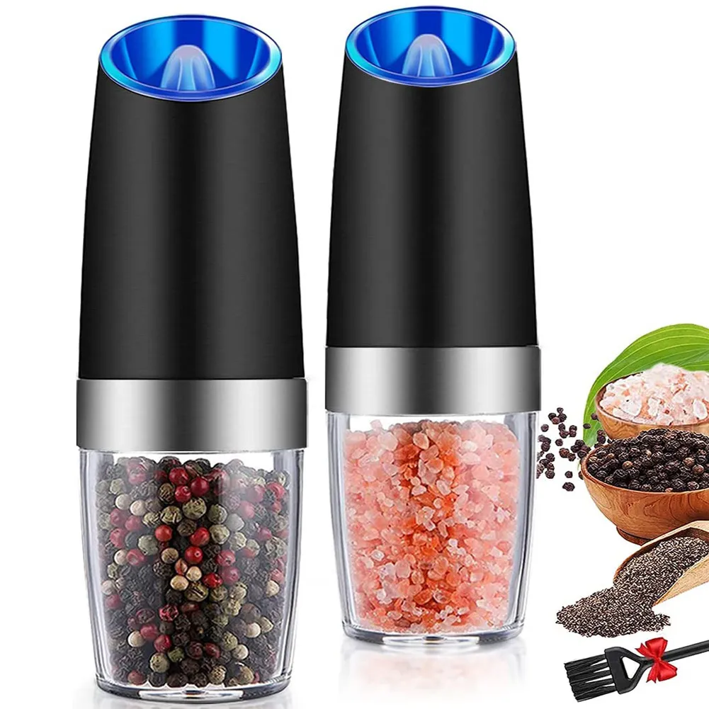 DHgate.com:Mills Automatic Electric Salt and Pepper Grinder LED Light ...