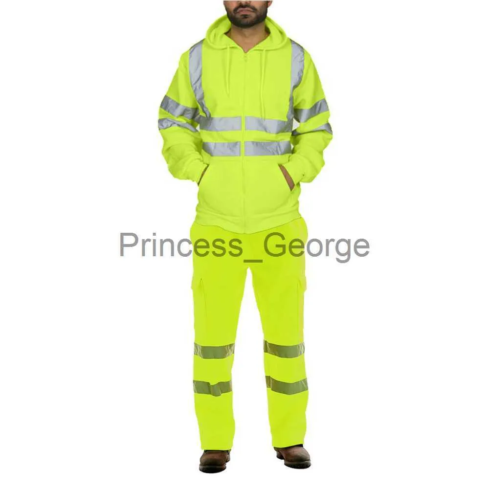 DHgate.com:Mens Reflective Sanitation Work Uniform Set, Fleece Cold ...
