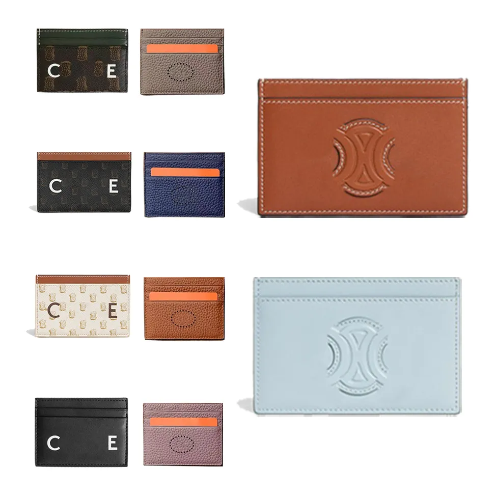 Luxury Sheepskin Leather Travel Credit Card Coin Holder With Box ...