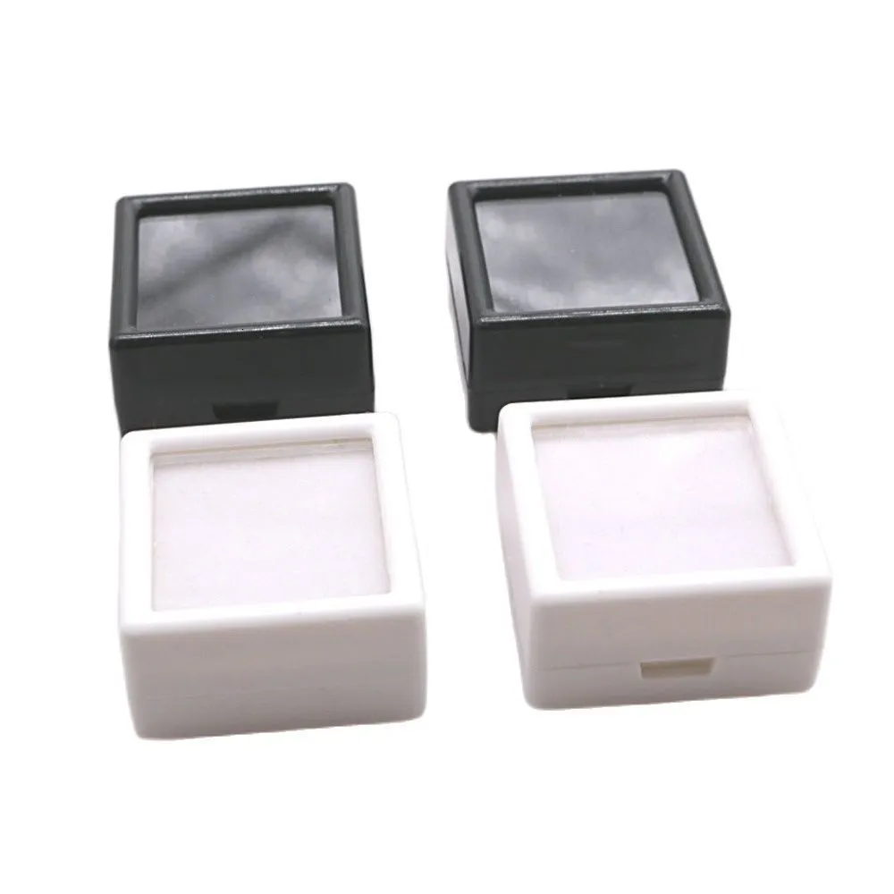 Acrylic ring box with Soft Sponge Cushion for...