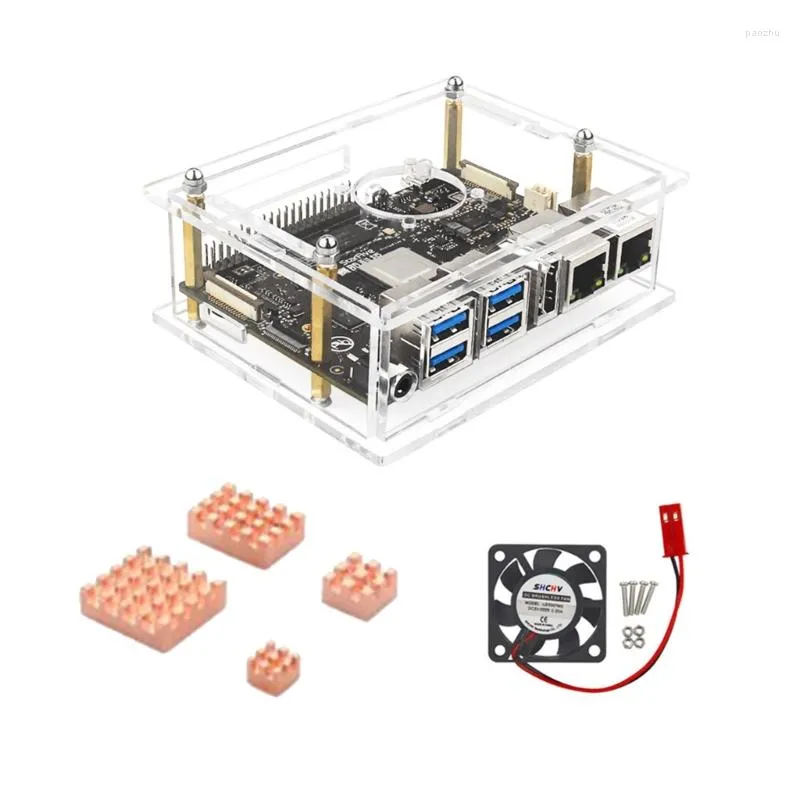 Clear Acrylic Computer Coolings With Raspberry Pi 4 Cooling And Heat ...