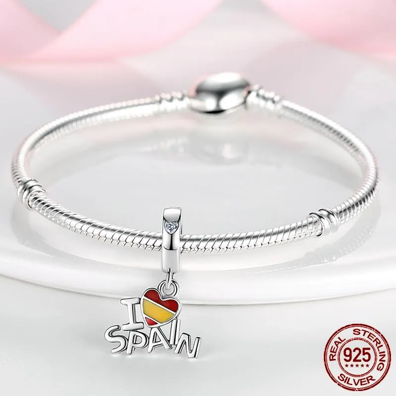 DHgate.com:Sterling Silver Pandora Charm Bracelet with Enamel Spain ...