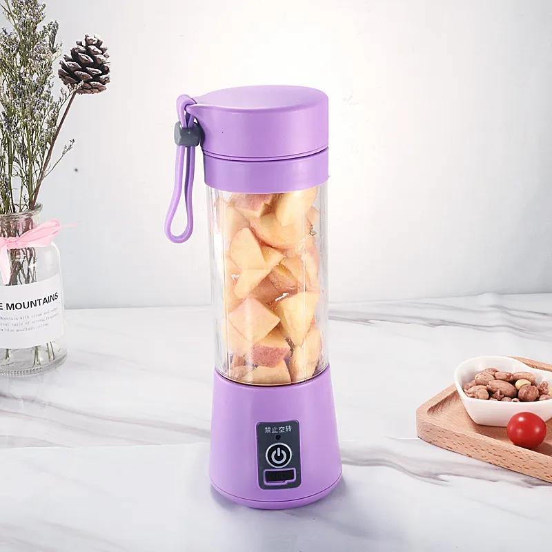 Portable USB Chargeable Portable Fruit Juice Blender Squeezer Mixer ...
