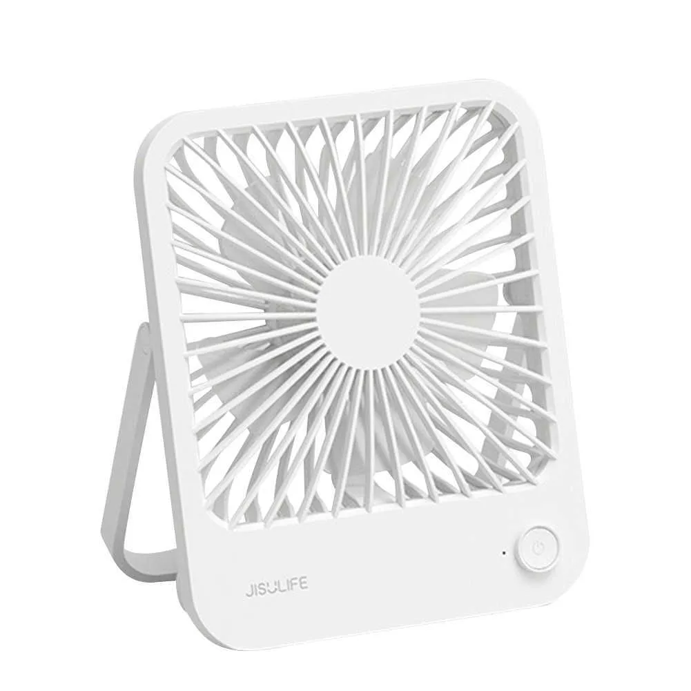 Digital Display Desktop Rechargeable Fan With Strong Airflow And Quiet ...