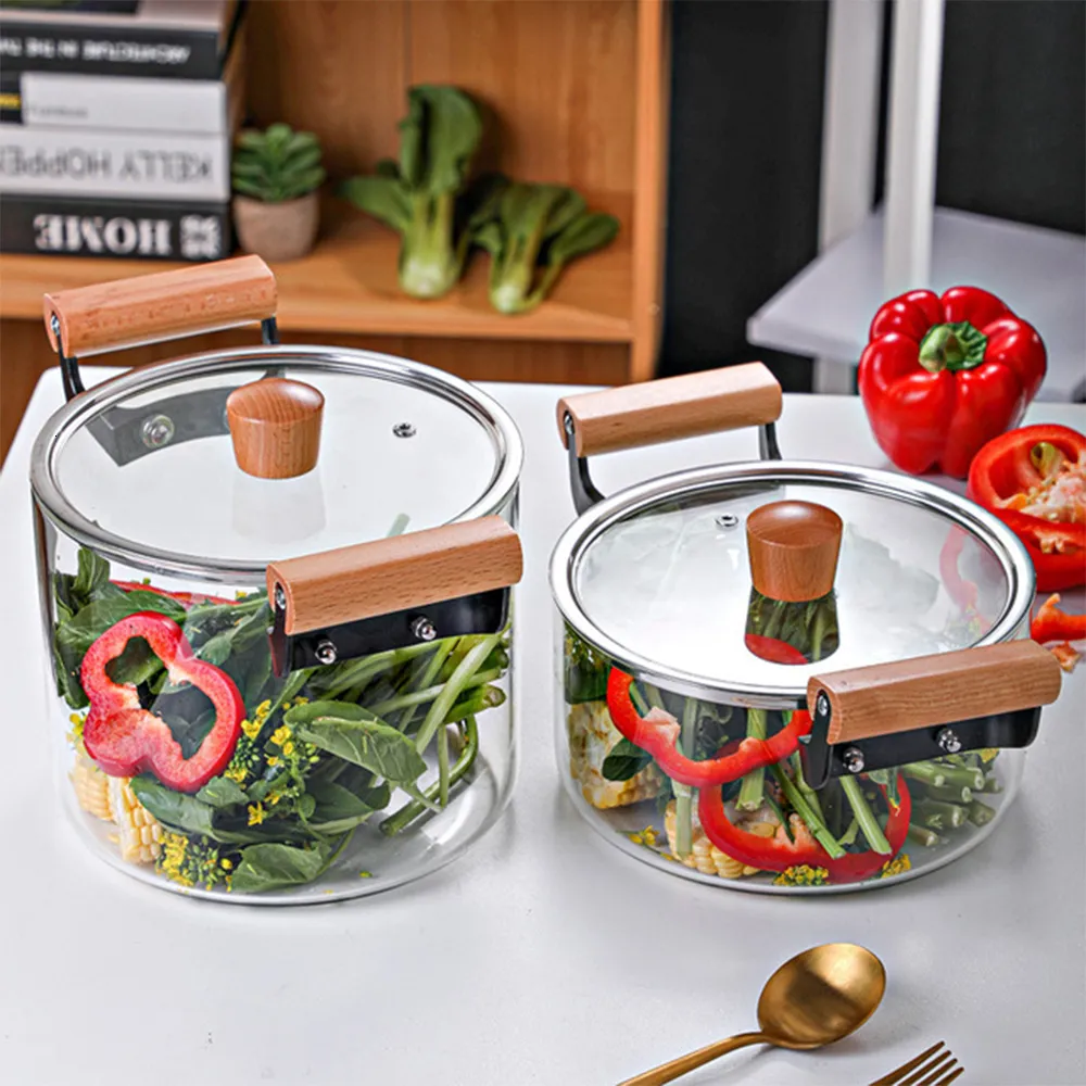 DHgate.com:Glass Stockpot - High Temperature Resistant with Transparent ...