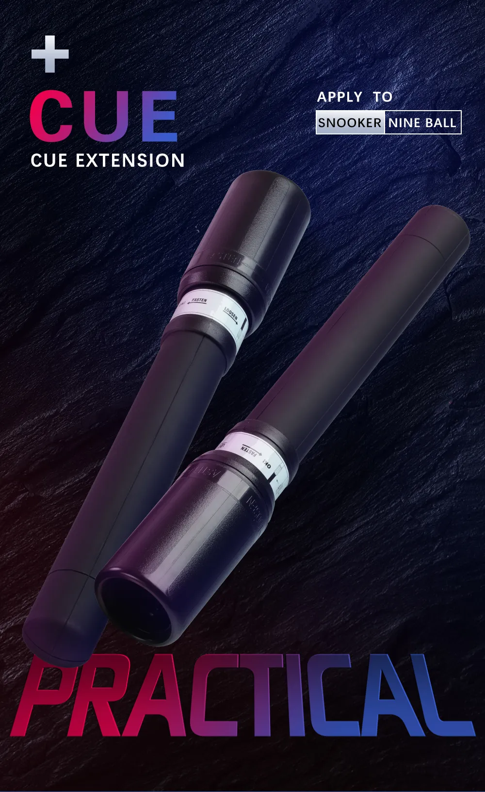 Pool Cue Extension - Durable Billiard Cue Extender for Snooker & Pool ...