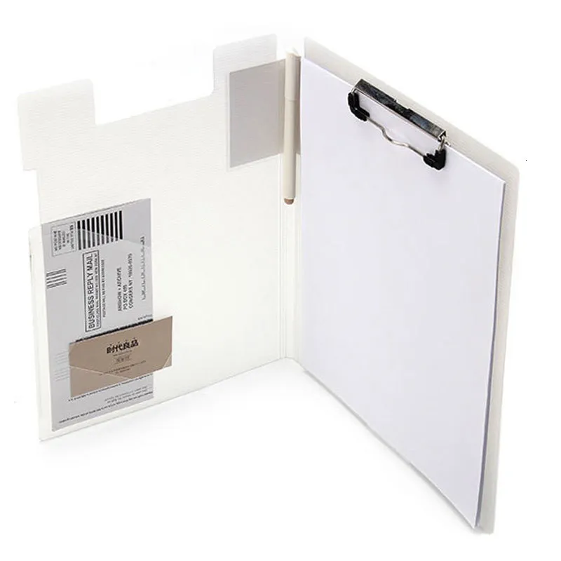 DHgate.com:Multifunctional A4 File Folder with Elastic Closure and Pen ...
