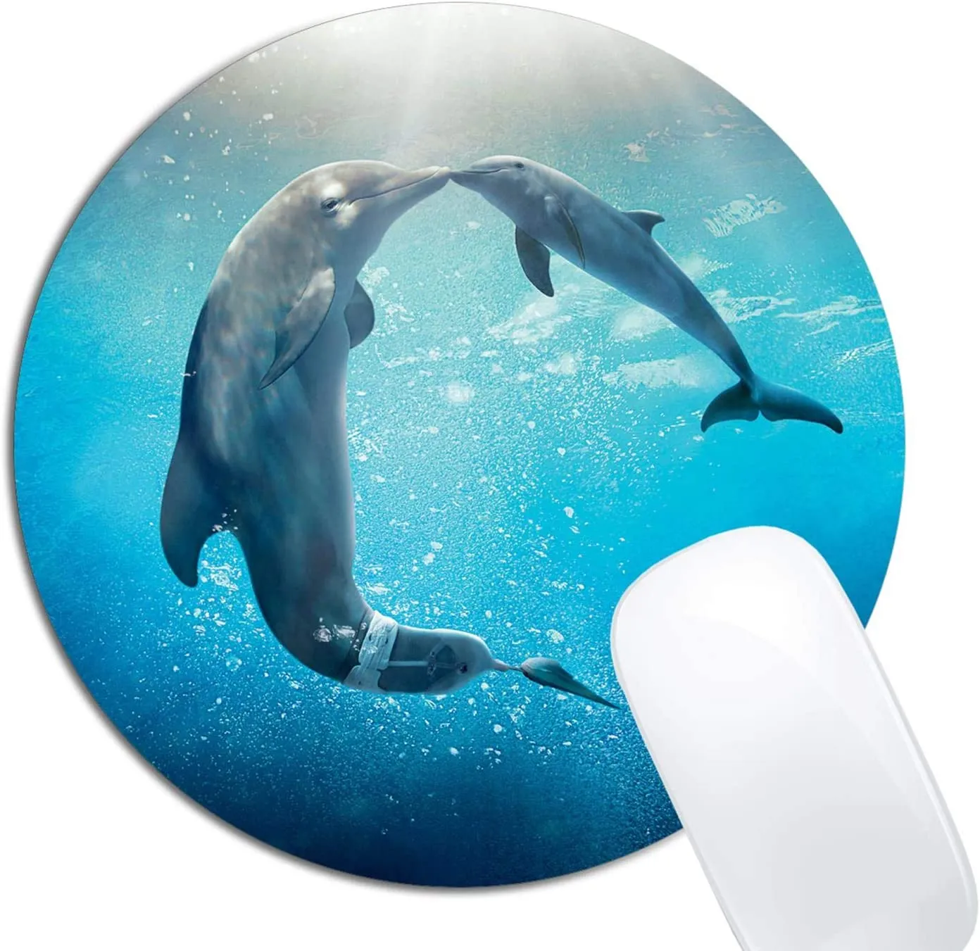 DHgate.com:Dolphin-Themed Non-Slip Round Mousepad for Desk Decor and ...