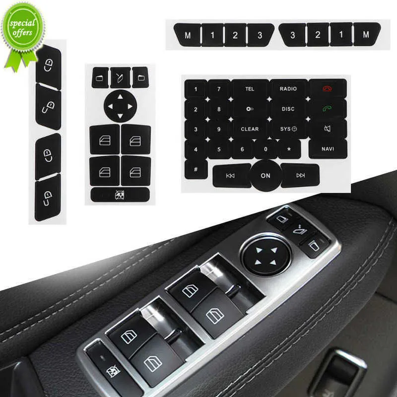 Mercedes Benz Interior Button Repair Decal Stickers Trim Accessories ...