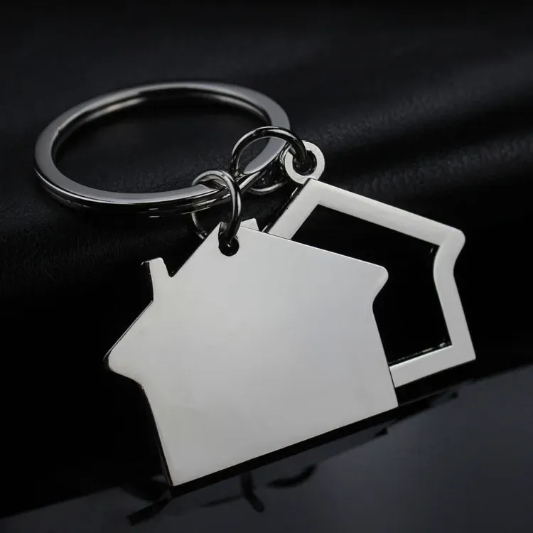Metal Cabin House Keychain Creative Small House Pendant For Real ...