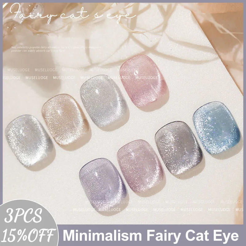 Nail Polish Set by MUSELUOGE, 15ml Gel Nails Polish, Temperament Cat ...