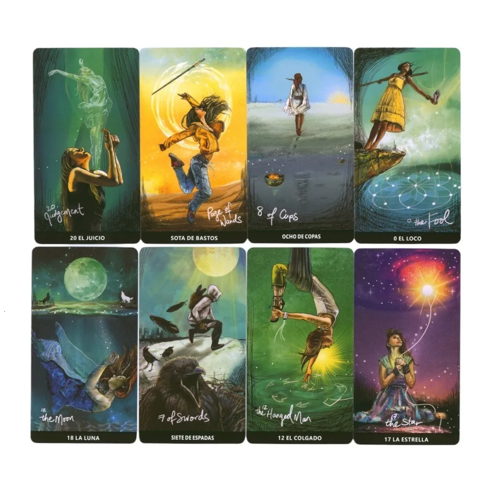 Divination Card Deck: Outdoor Games And Activities Tarot With Guidebook ...