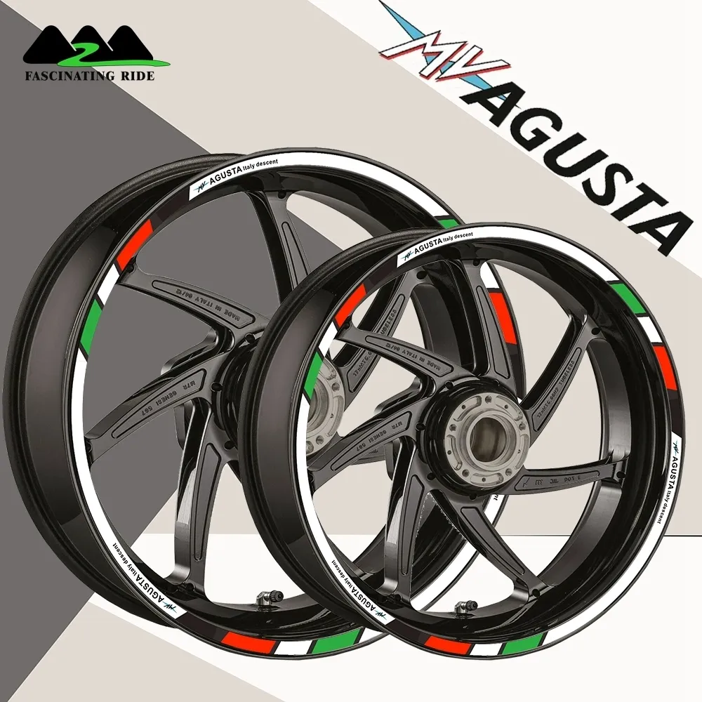 DHgate.com:MV Agusta Motorcycle Refitting Wheel Hub Sticker Reflective ...