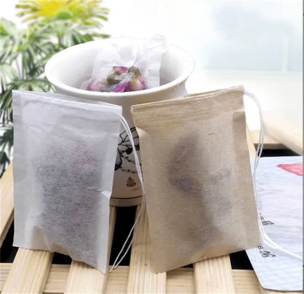 DHgate.com:Disposable Single-Drawstring Tea Bags | 60x80mm Wood Pulp ...