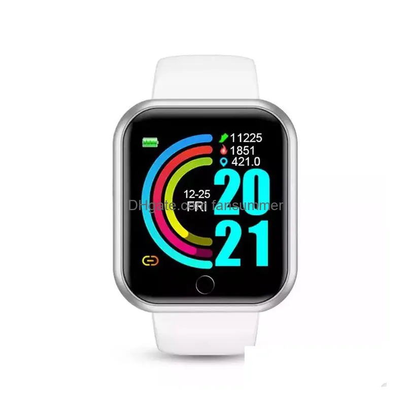 Y68 Smart Watch, Colorful Fitness Tracker With Step Counting, Sports ...