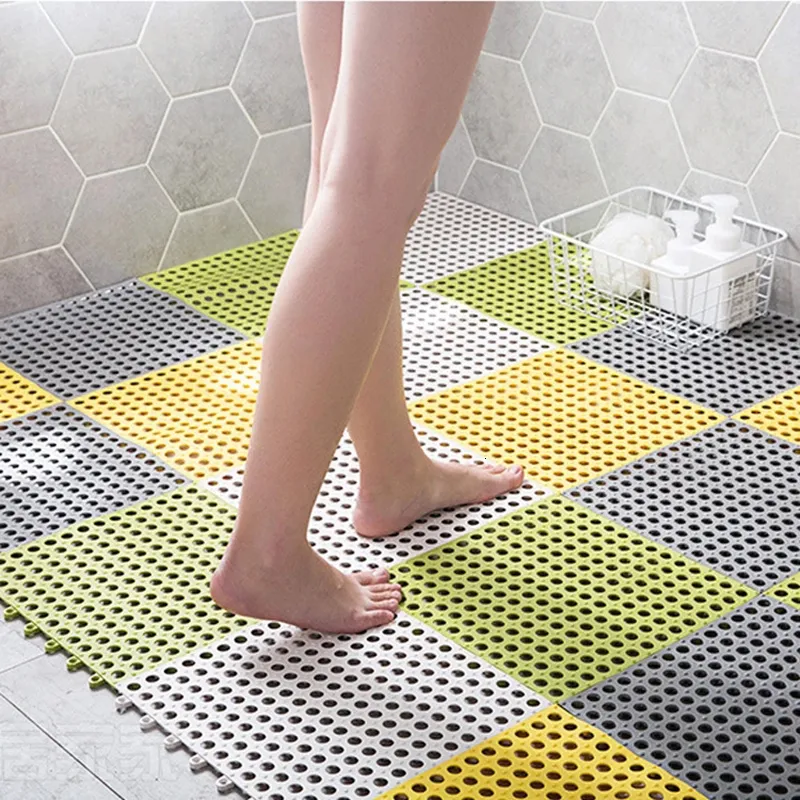 Non-Slip Bath Mats - Soft PVC Bathroom Floor Mats with Foot Massage ...