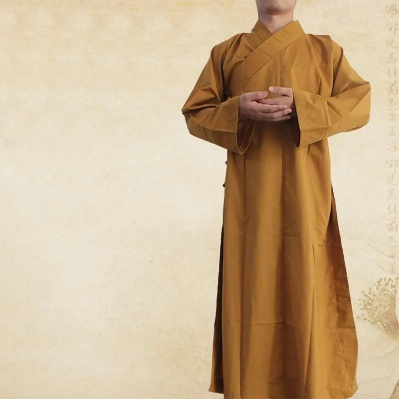 Buddhist Monk Robes For Meditation, Shaolin Uniform Breathable Cotton ...