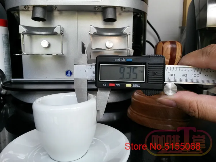 Nuova Point: Ceramic Espresso Mugs With Saucers Professional 9mm Thick ...