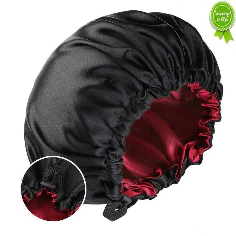 DHgate.com:Satin Sleep Cap - Double-Layer Nightcap for Hair Care ...