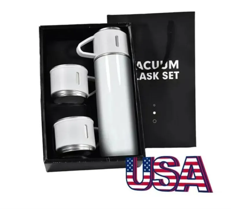 Vacuum Flask Thermos Gift Set: 500ml Stainless Steel Thermos Flask With ...