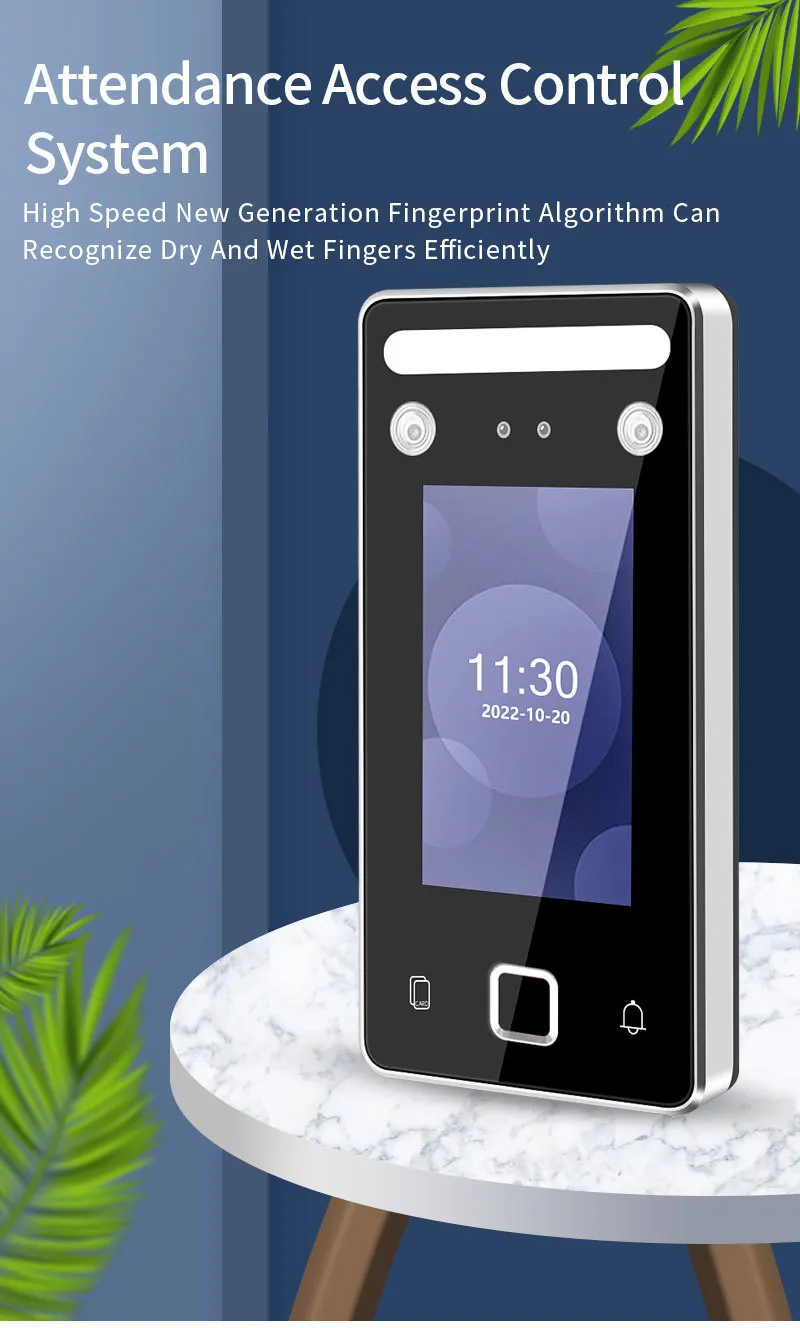 Biometric Face Attendance Machine | Metal Access Control System With ...