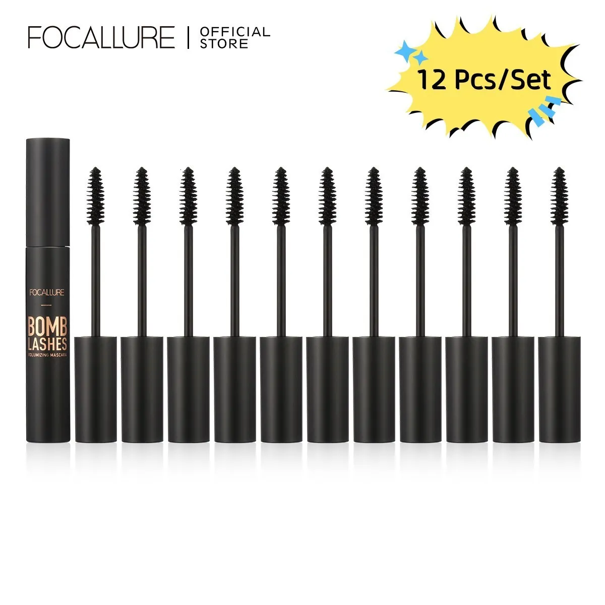 DHgate.com:FOCALLURE 12 Pcs/Set Waterproof Mascara, Long Lasting Lash ...