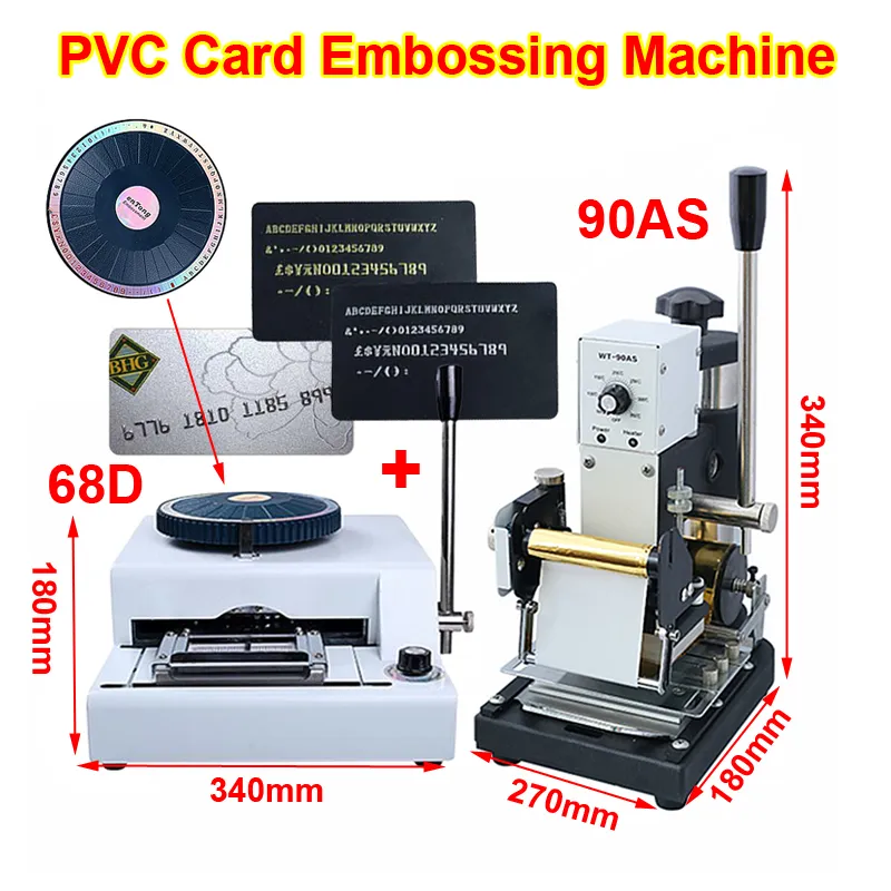 DHgate.com:LY 90AS PVC Card Embossing Machine 68D Letterpress ...