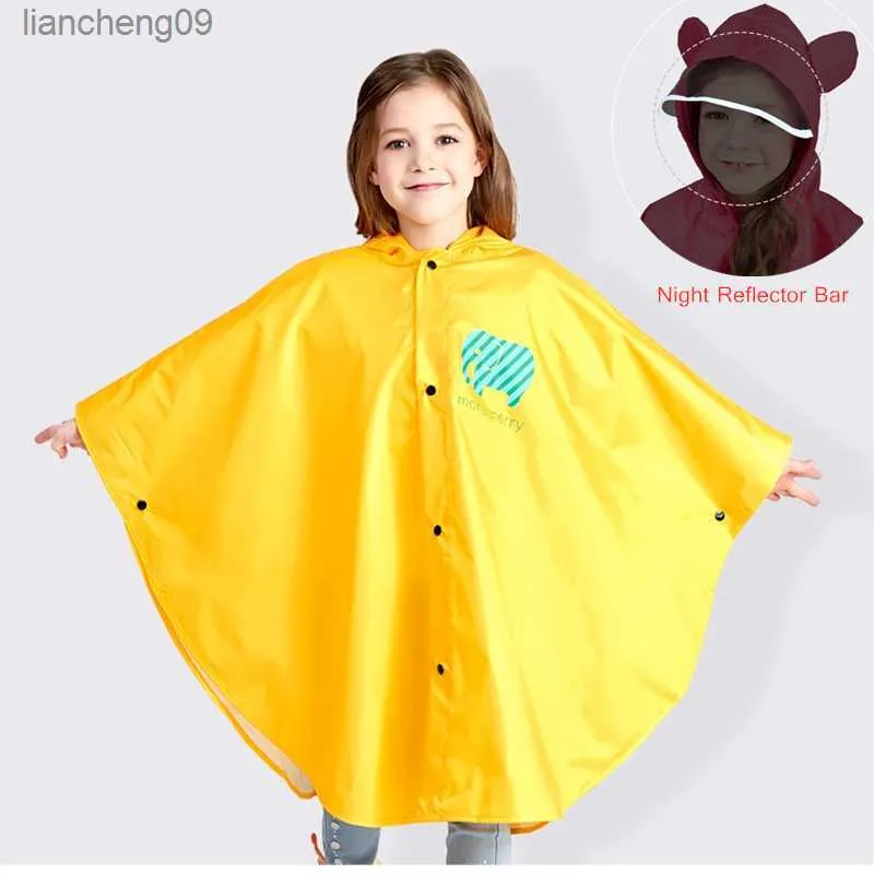 Cartoon Kids Kidorable Raincoat Waterproof, Rainproof Poncho For Boys And Girls Ideal For ...