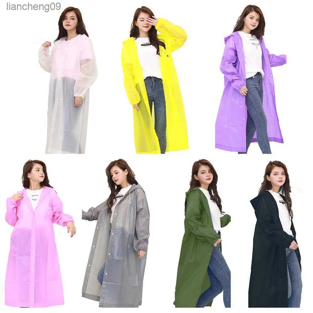 DHgate.com:Black Fashion Waterproof Raincoat for Men and Women - Hooded ...