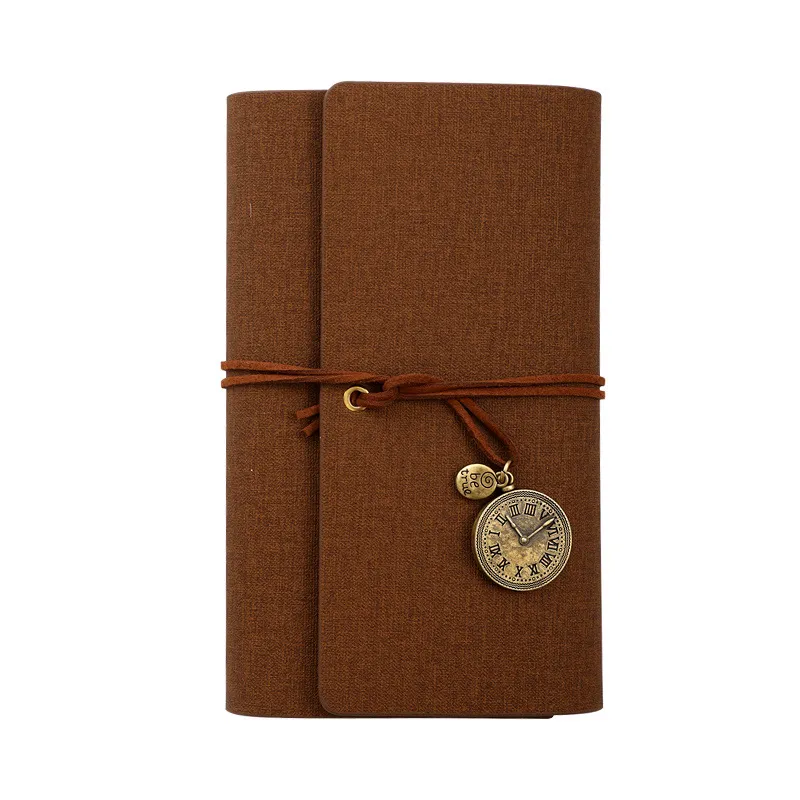 Wholesale Vintage A6 PU Leather Journal Notebook Refillable Retro Diary ...