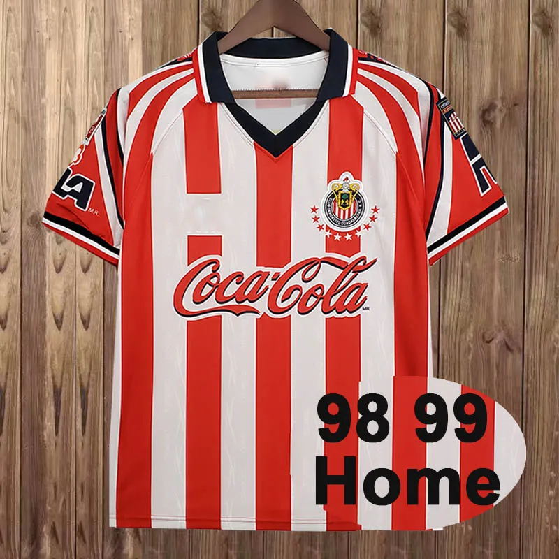 1996 2008 Chivas Guadalajara Retro Soccer Jersey Home And Away Football ...