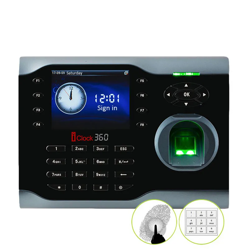 Recognition System Iclock360 Linux USB TCP IP RFID Card Fingerprint ...
