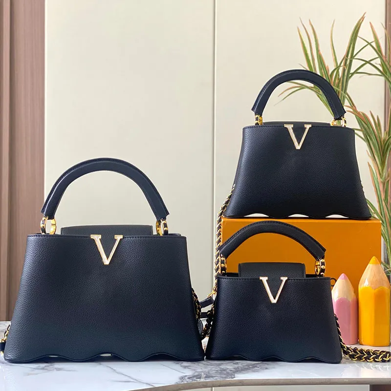 Capushell Genuine Leather Tote Bag With Removable Montgomery Straps And ...