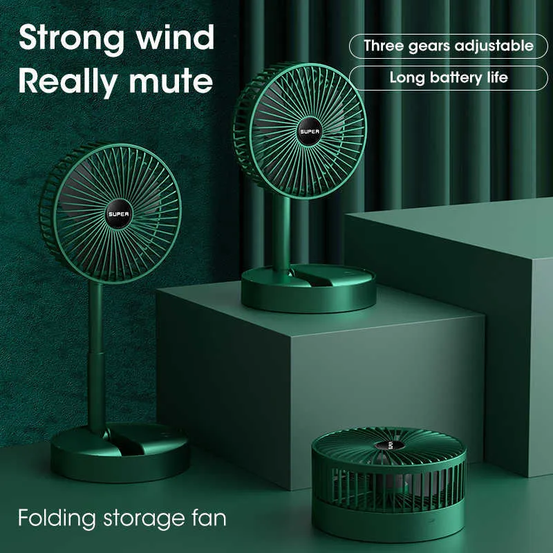 Portable Rechargeable Mini Fan Handheld Desk Fan With USB Charging ...
